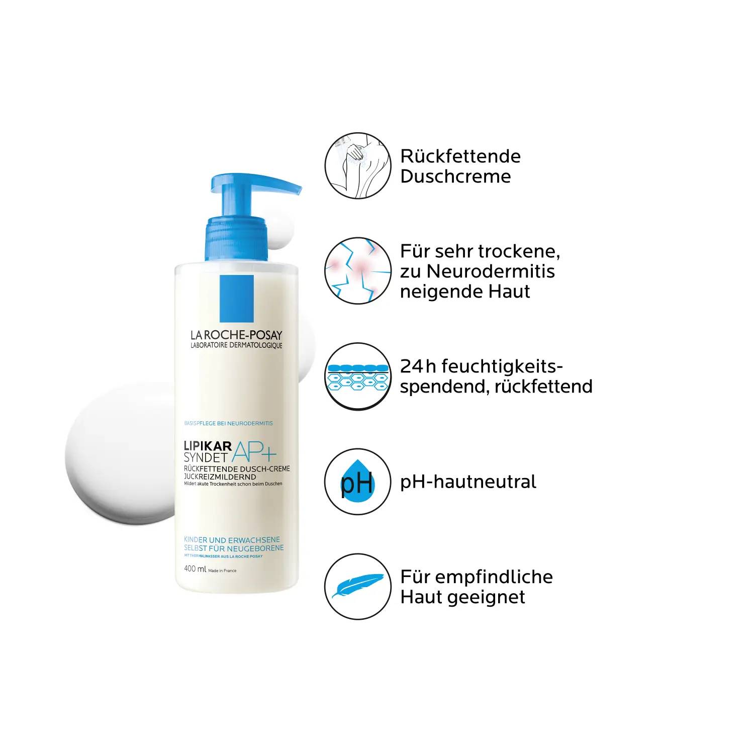 LIPIKAR SYNDET AP+ Duschcreme Refill | La Roche Posay